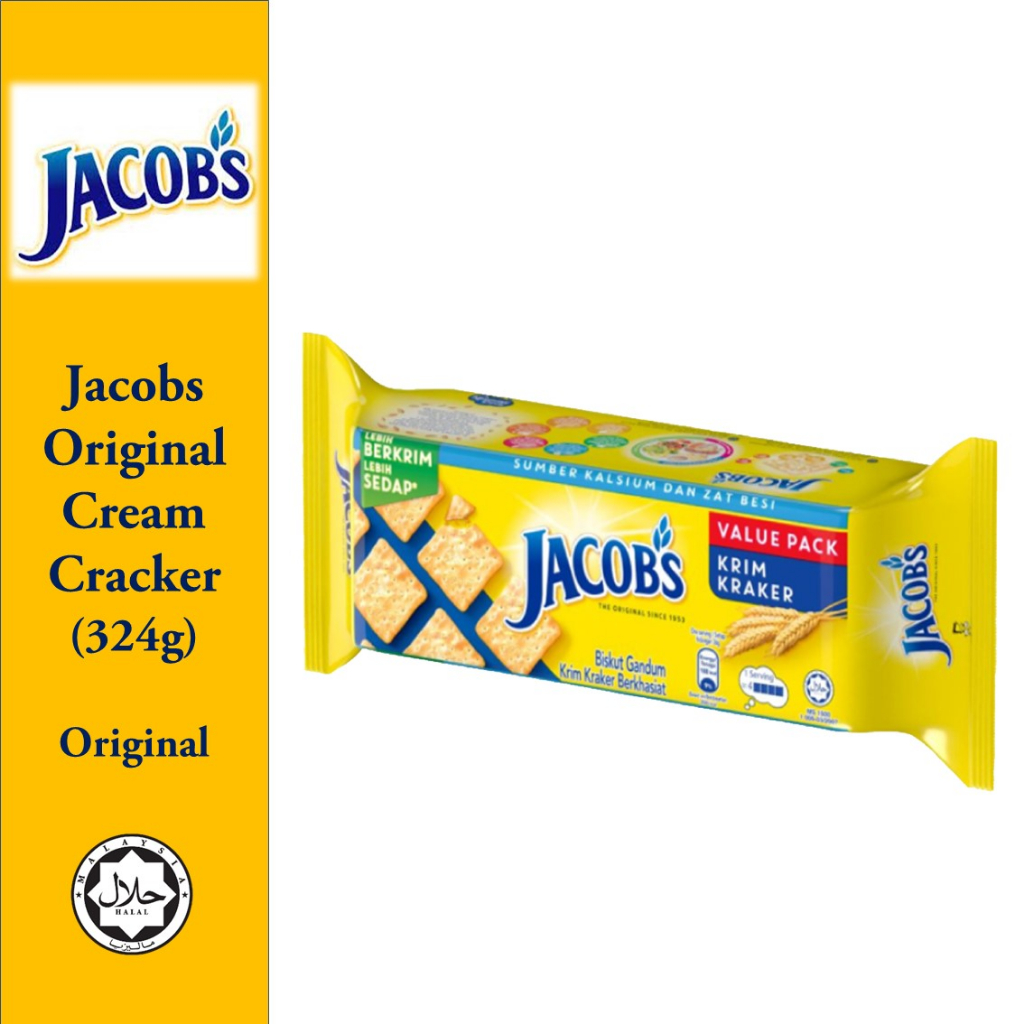Jacob’s Value Pack Cream Cracker 324g | Shopee Malaysia
