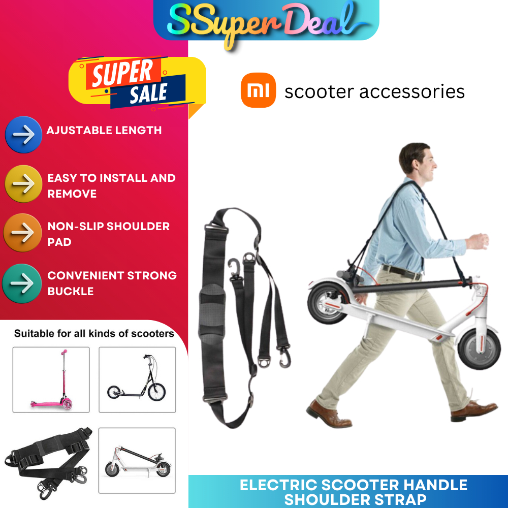 (DIY SCOOTER) Electric Scooter Hand Carrying Handle Shoulder Strap ...