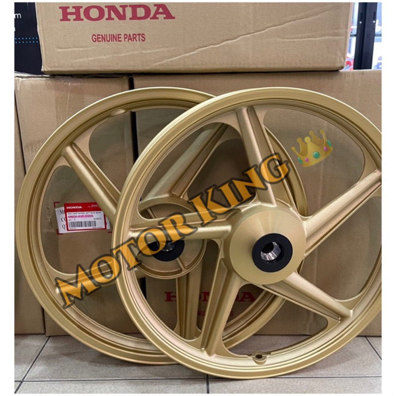 Sport Rim Honda Ex5 Dream / Wave 100 / Wave 100R 100% Honda Original Cast Wheel Ex5 Dream / W100 ...