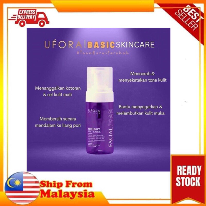 💯ORIGINAL HQ > UFORA FACIAL FOAM 💜 | Shopee Malaysia