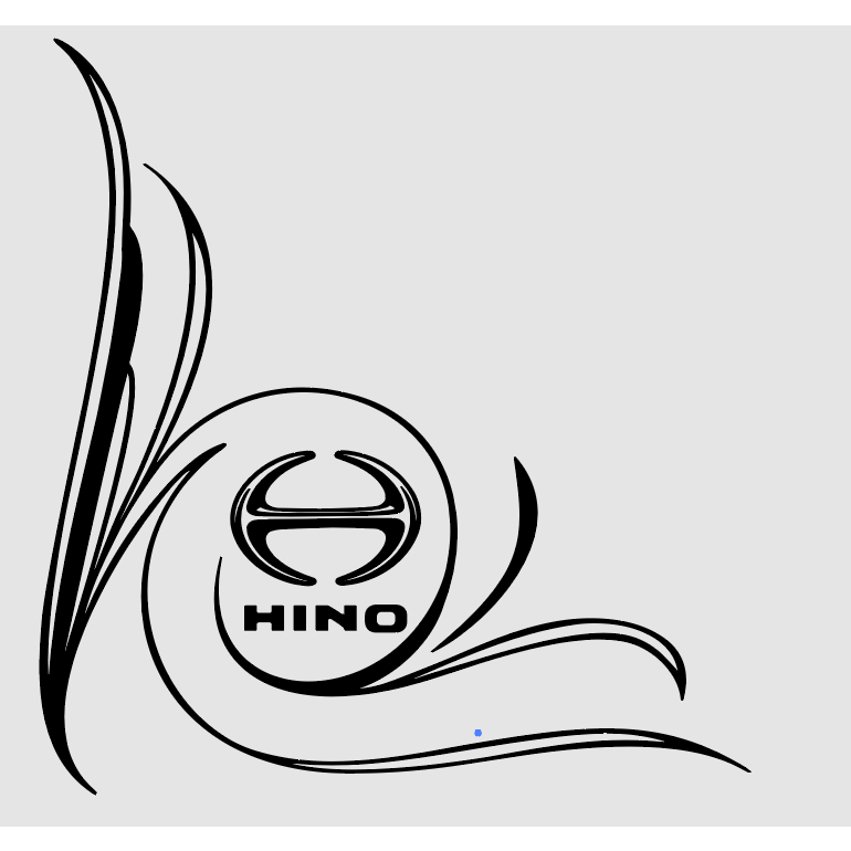 STICKER HINO, DESIGN HINO SESUAI UNTUK CERMIN DAN BODY LORRY, STICKER ...