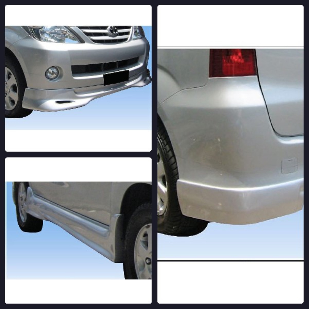1st Generation Toyota Avanza 2004 Skirting Body Kit Fiber Ready Stock ...