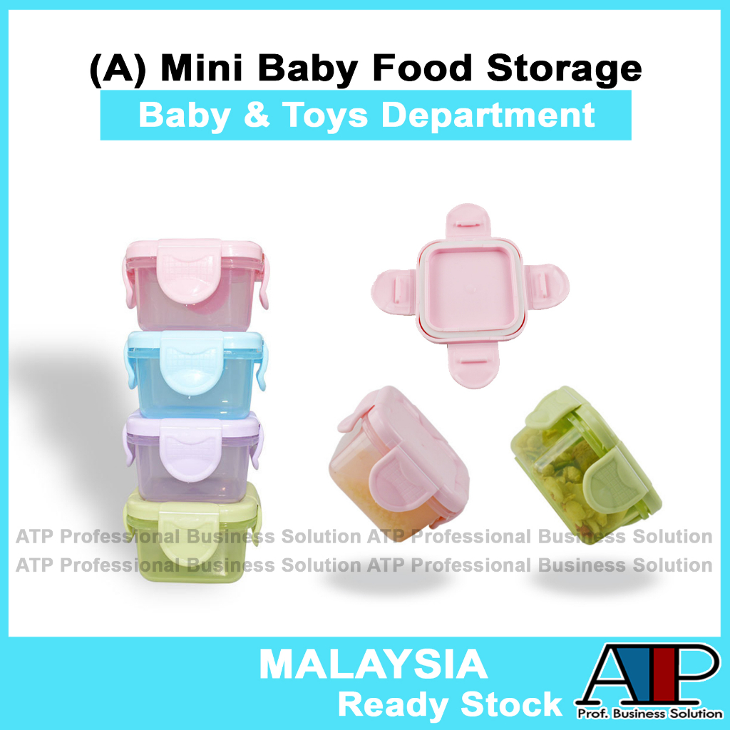 Baby👶🏼Mini Food Grade Baby Food Box Snack Milk Powder Storage Cups ...