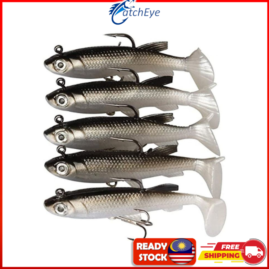 Umpan Sp Anak Belanak Soft Plastic Casting Siakap Peacock Bass Kerapu ...
