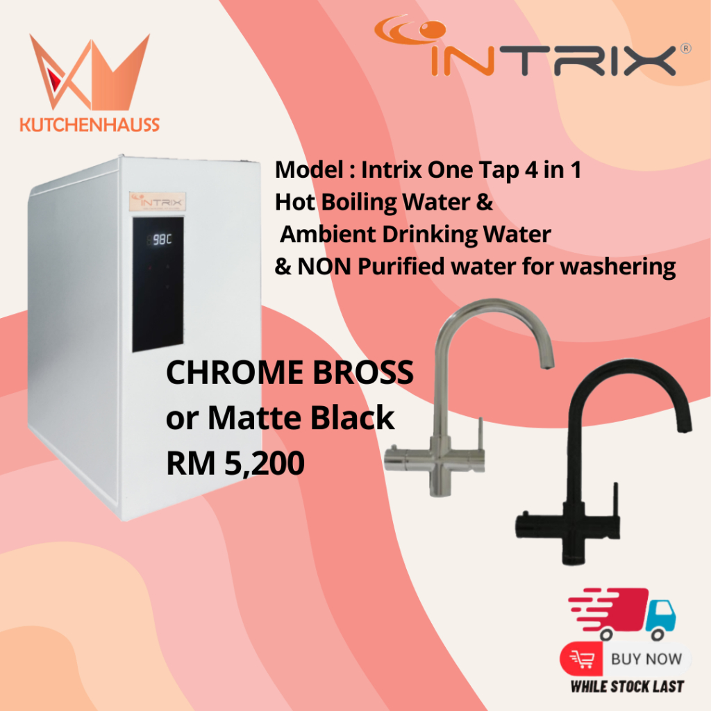 INTRIX One Tap - 4-in-1 Tap + Drinking water purifier system ...
