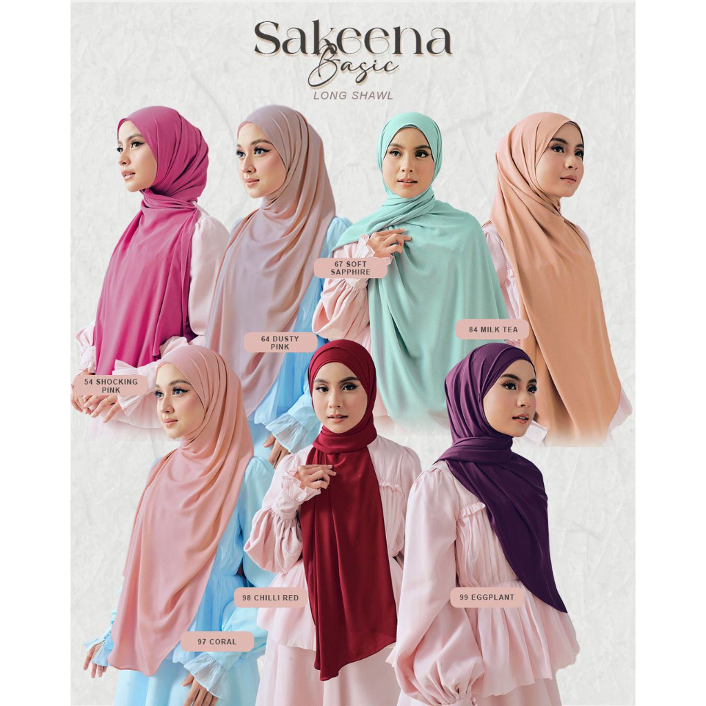 (PAGE 2) SofeaRose Sakena Basic Shawl | Shopee Malaysia
