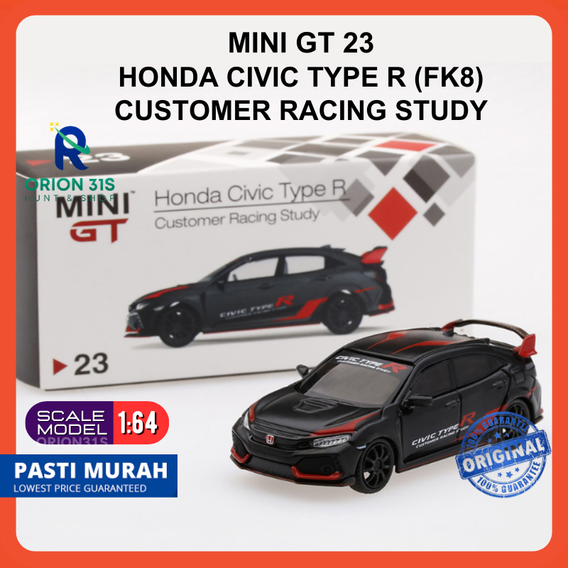 Mini GT Honda Civic Type R (FK8) Customer Racing Study LHD 23 Sealed ...