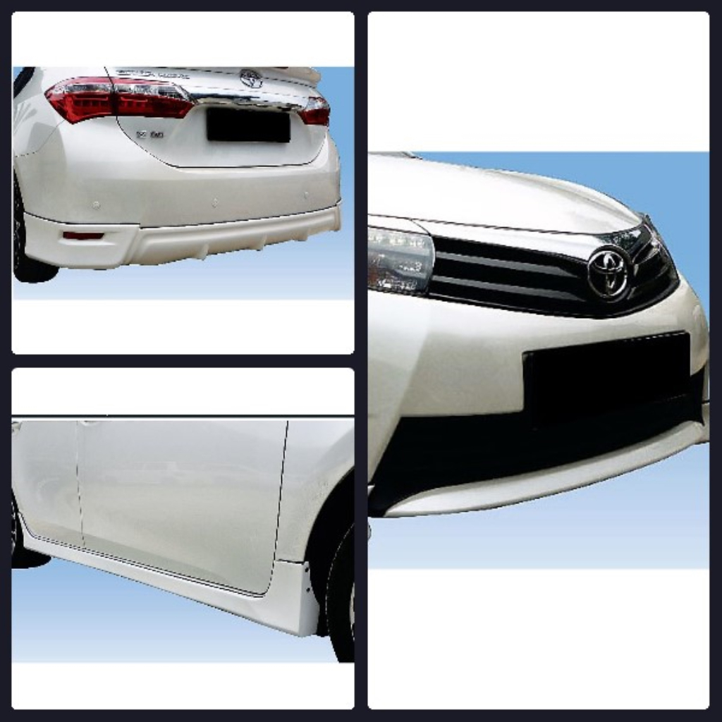 11th Generation Toyota Altis 2014 OEM Skirting Body Kit PU Ready Stock ...