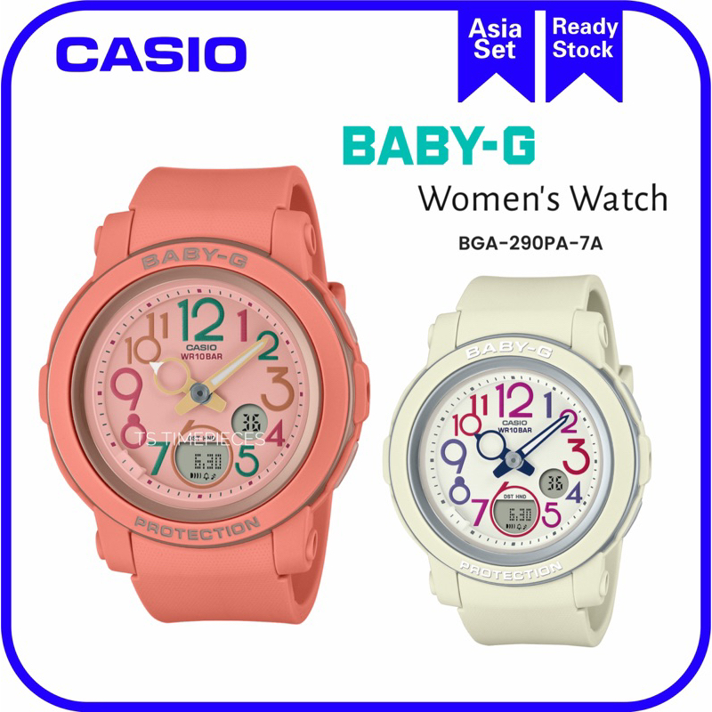 BABY-G Women’s BGA-290 Series Watch BGA-290PA-7 / BGA-290PA-4 / BGA ...