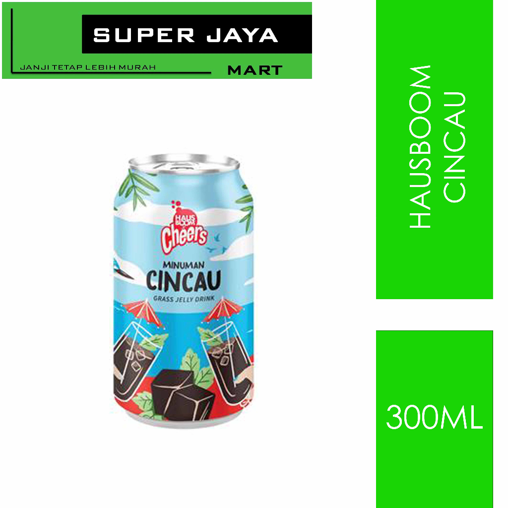 Hausboom Cincau/Durian Belanda/Laici/Susu/Teh Bunga Kekwa 300ml ...