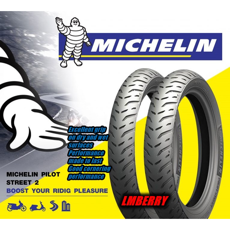 Powerplay 2 Michelin PILOT STREET 2 - Pneus Moto- MyNETmoto 14 Inch ...