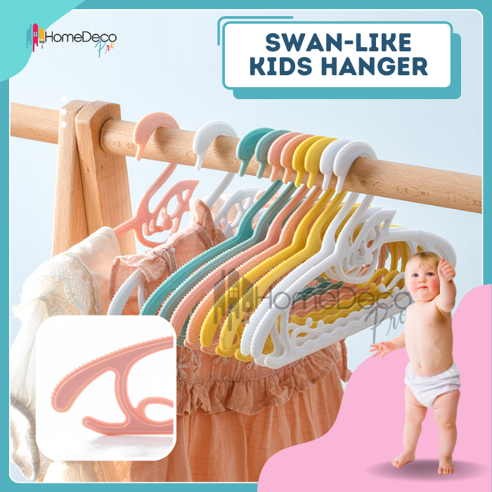 Swan-Like Anti-Slip Hanger for Kid Hanger Budak Hanger Baby Penyangkut ...