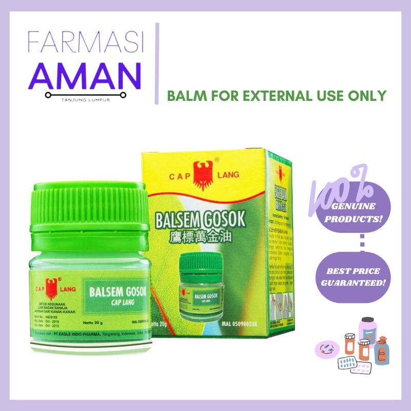 Eagle Brand Balsem Gosok (20g / 40g) | Shopee Malaysia
