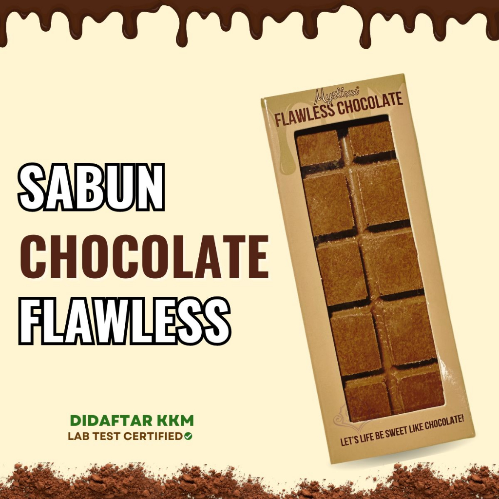 [Hot Item]Mystixx Sabun Coklat Bar Flawless 60g Niacinamide ...