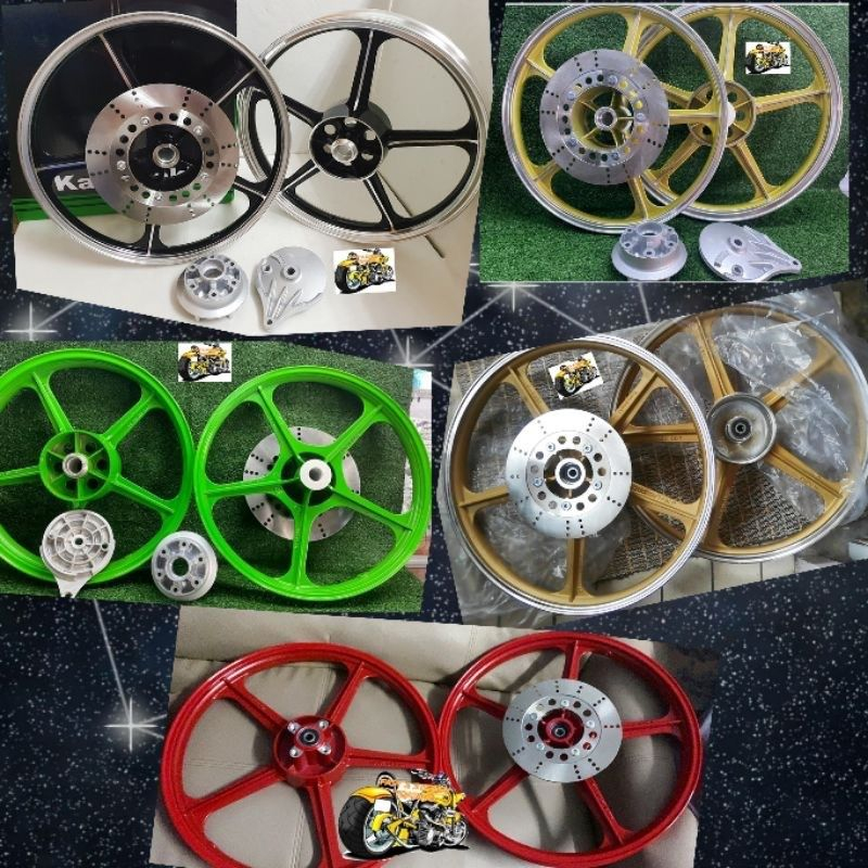 SPORT RIM AR80 5LEG/ AR80 PNP Y15ZR Y16ZR 5LEG/ AR125 5LEG/ GTO TK1 7LEG SAIZ 18 SIZE | Shopee ...