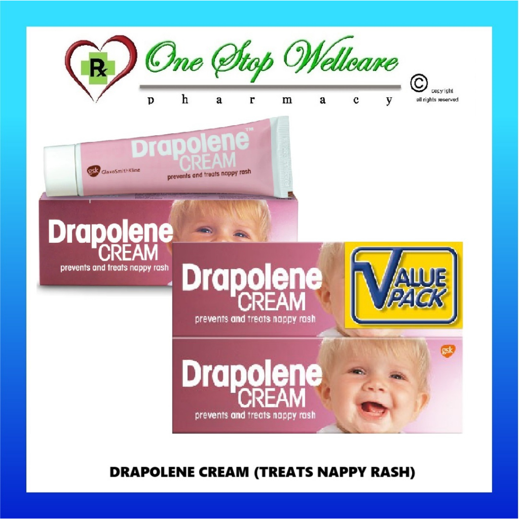 DRAPOLENE CREAM (TREATS NAPPY RASH) 55G / 2X55G (EXP:12/2026) | Shopee ...