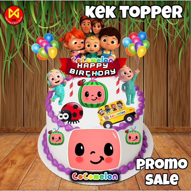 Kek Topper Cocomelon Family | Shopee Malaysia