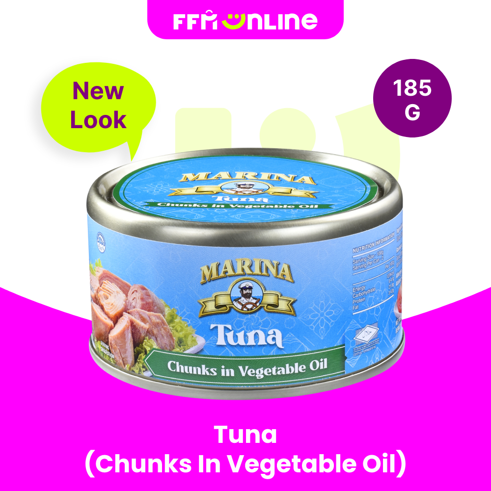 Marina Tuna Chunks 185g - Vegetable Oil | Shopee Malaysia