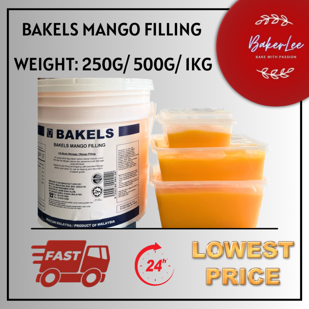 BAKELS MANGO FILLING 250G/500G/1KG REPACK | Shopee Malaysia