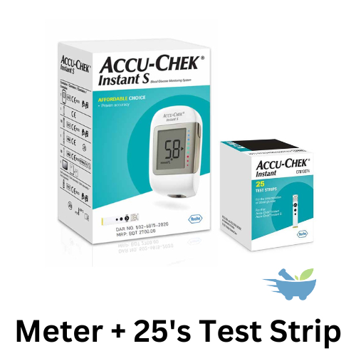 Accu-chek Instant S Meter Free Strips 25's/ Test Strip 25's & 50's ...