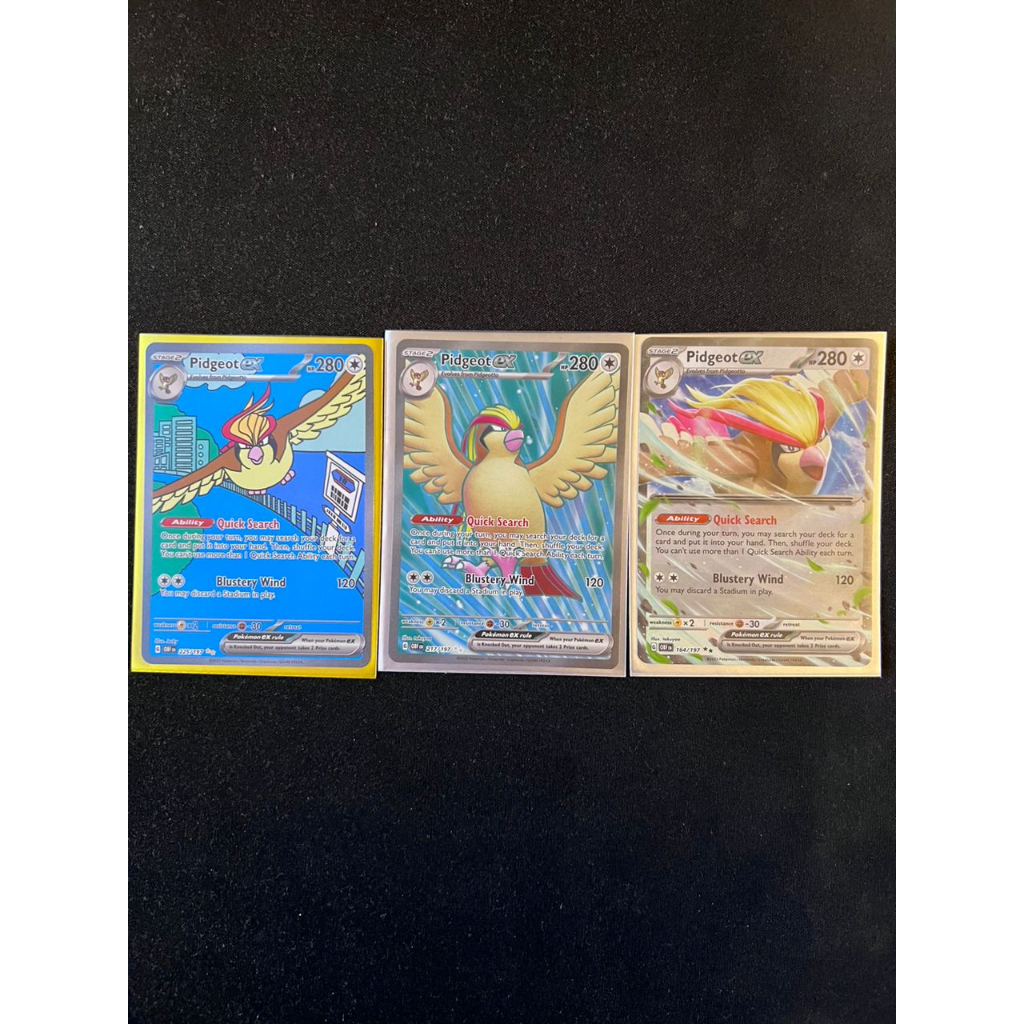 Pokemon TCG Card SV03 Obsidian Flames OBF Singles - Pidgeot ex ...