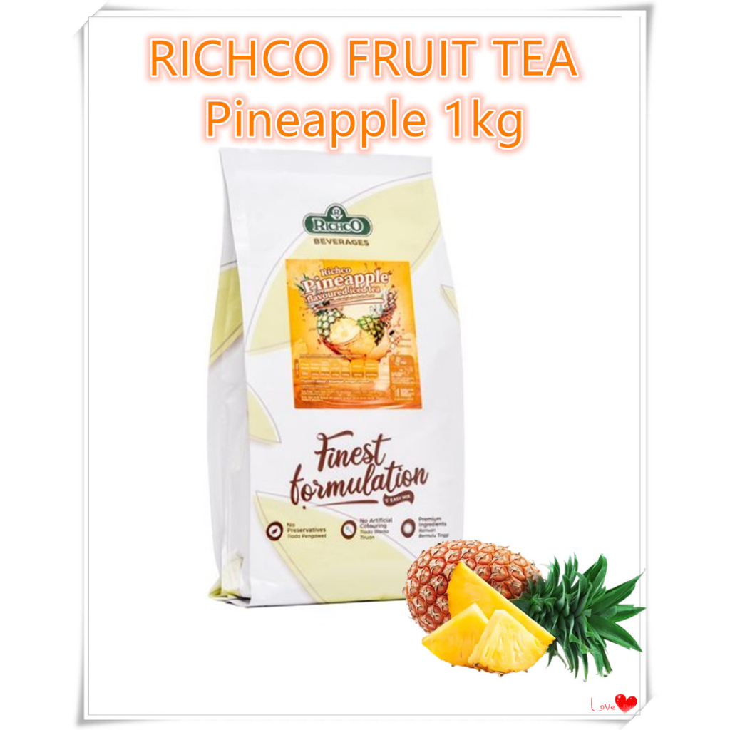 RICHCO FRUIT TEA 1KG HALAL (LEMONGRASS/ LEMON LIME/ PASSION FRUIT TEA ...