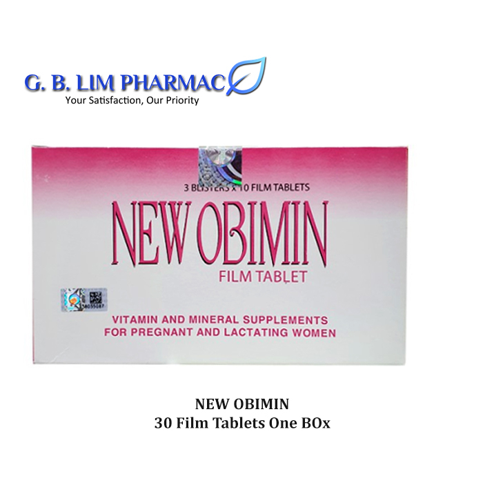 New Obimin Film Tablet 30 Tablets One Box (EXP: 31-AUG-2026) | Shopee ...