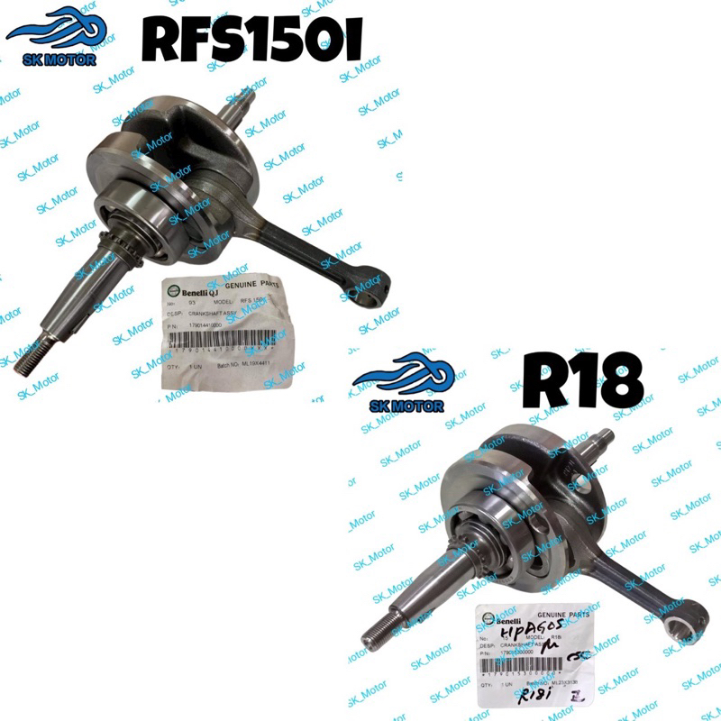 Benelli R18 i R18i / RFS150i RFS 150i RFS150 Original Crankshaft Assy ...