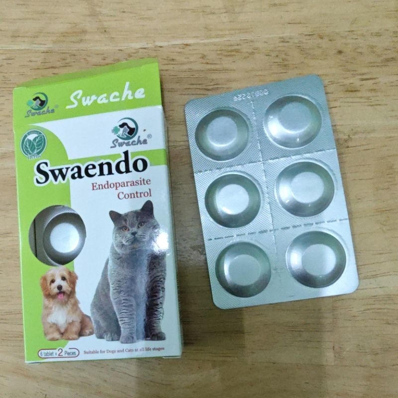 Swiss Swache Deworm Tablet/ Ubat Cacing for Cat & Dog ( 1 x Tablet ...