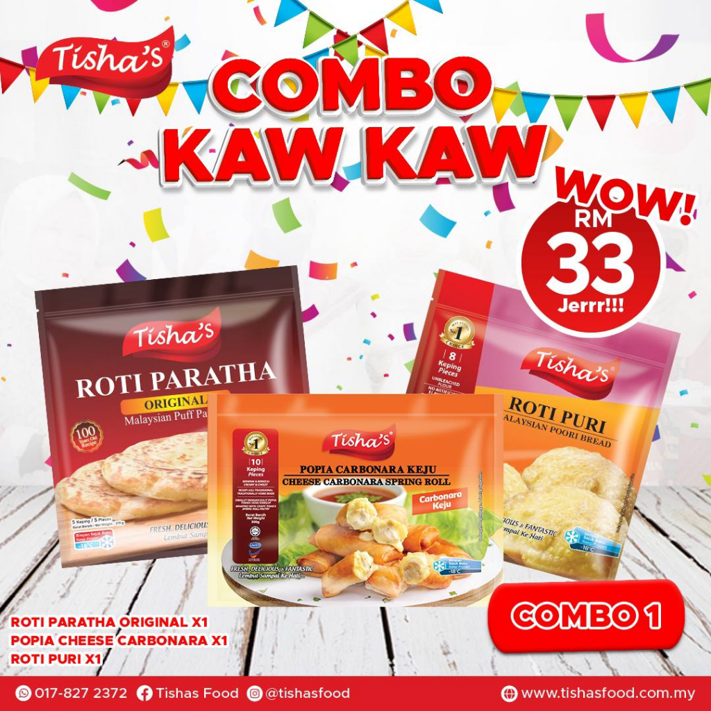COMBO KAW KAW TISHAS FROZEN FOOD (DELIVERY KL SAHAJA) | Shopee Malaysia