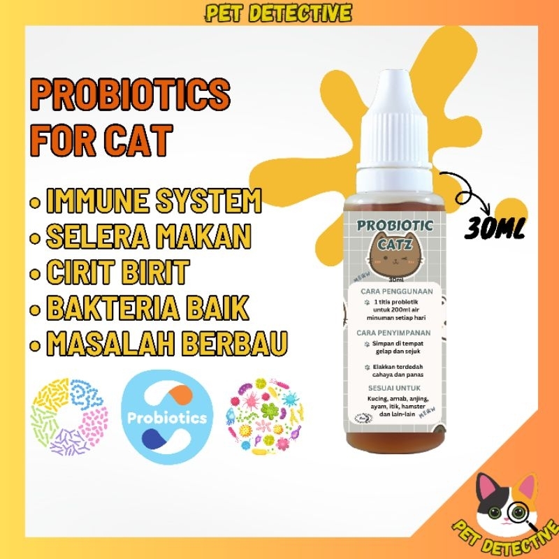 Pet probiotic cat probiotik kucing vitamin supplement cirit muntah ...