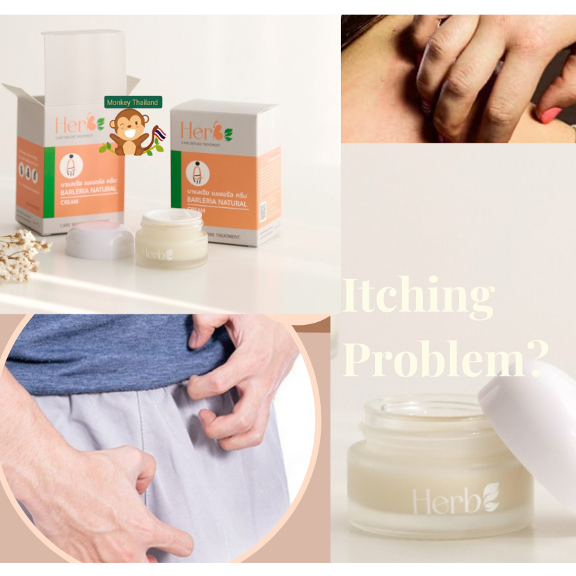 Ubat Cream Gatal Kulit Original Herb Barleria Natural Cream Reduces ...