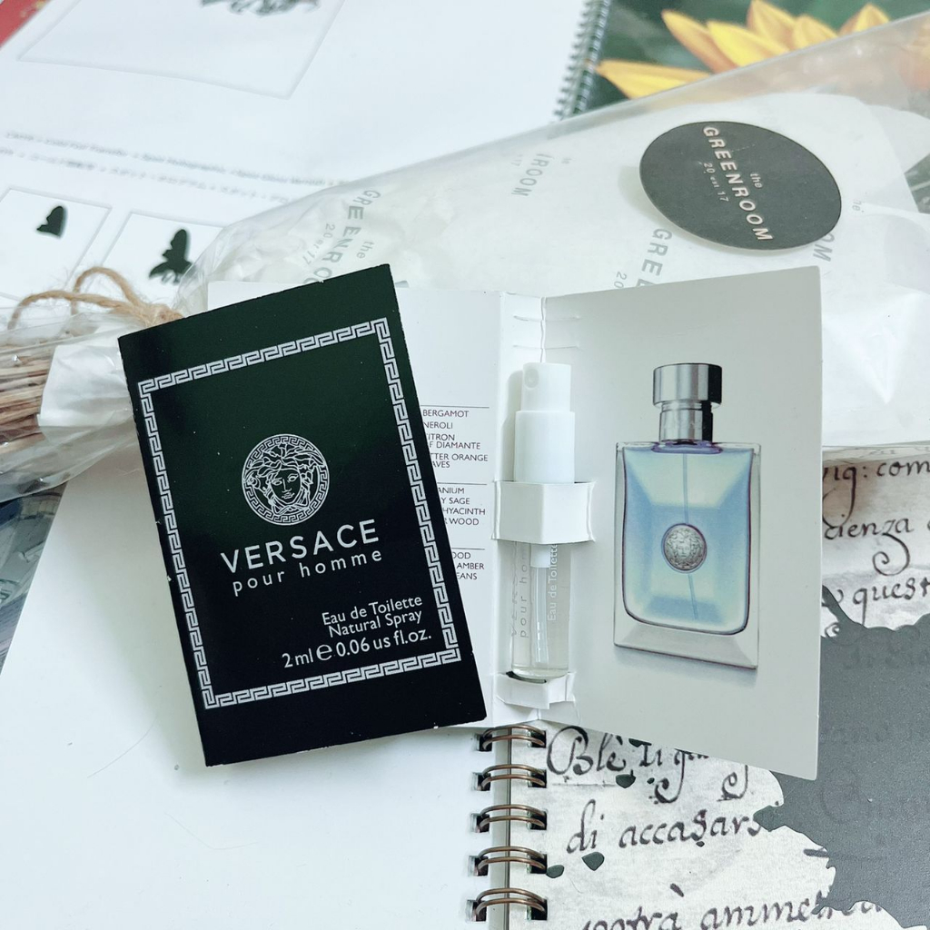 Versace Pour Homme Eau De Toilette Tester Sample Travel Pack 2ml ...
