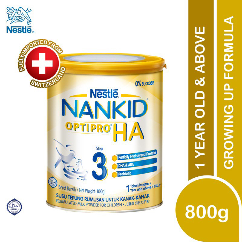 Nestle Nankid Optipro HA Step 3 (800g) dented | Shopee Malaysia