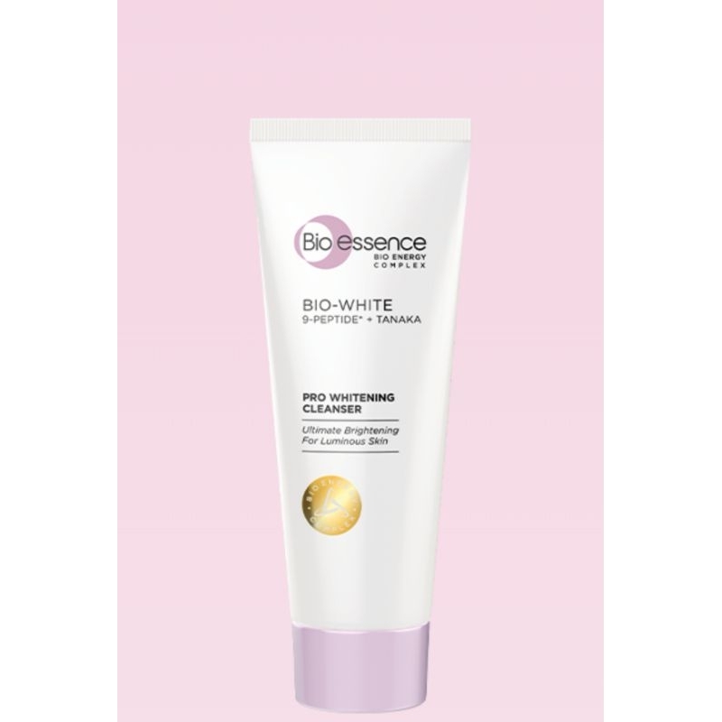 Bio-essence Bio-White 9 Peptide + Tanaka Pro Whitening Cleanser (100g ...