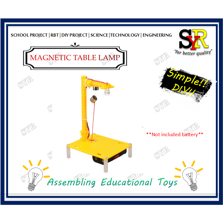 NEW!! DIY Magnetic Table Lamp Science School Project RBT Primary School ...
