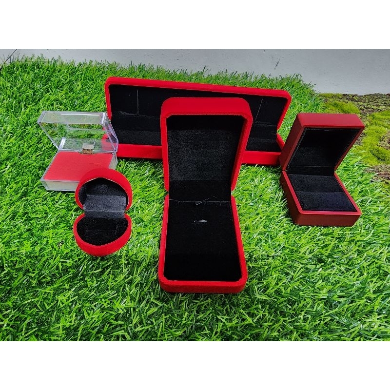 LED Ring Box /Velvet Bekas Cincin /Bekas Gelang /Jewellery Display Box ...