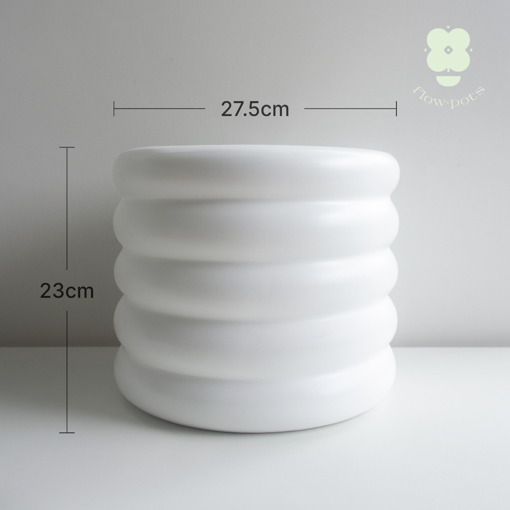 Flow-pots Plant Pot Stacked Large | Shopee Malaysia