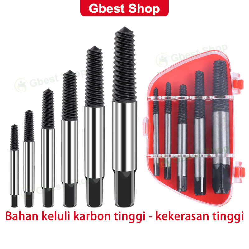 Screw pipe Extractor Drill Bits Broken Damaged Bolt Remover Puller ...