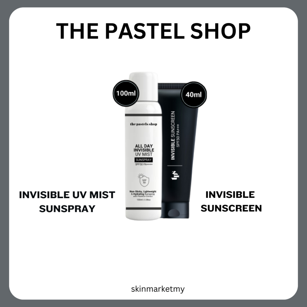 THE PASTEL SHOP iNVISIBLE SUNSCREEN | Shopee Malaysia