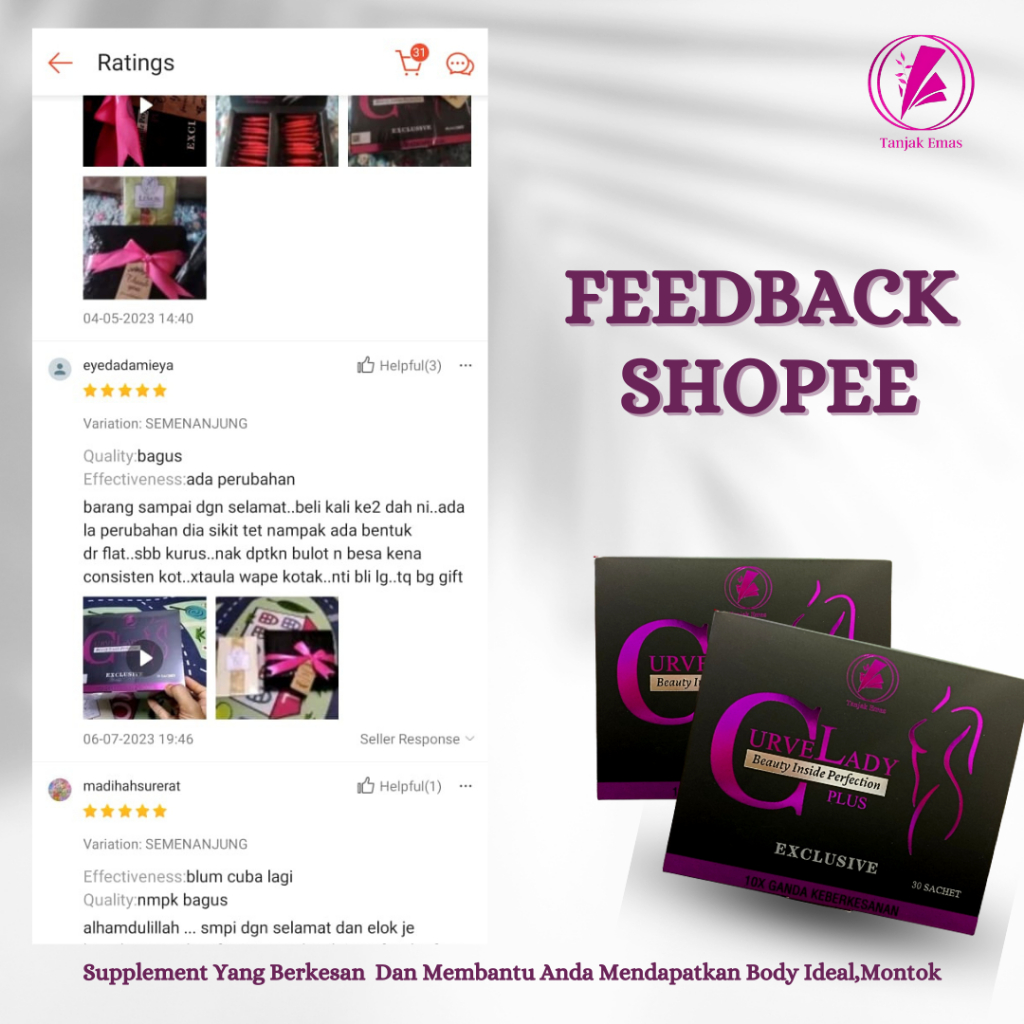 MONTOXX JAMU MODEN🔥 CURVELADY PLUS 100% ORIGINAL HQ🔥 | Shopee Malaysia