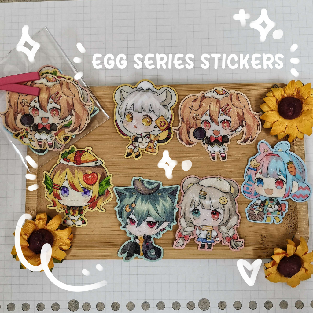 Egg Series Original Art Sticker Set | Shopee Malaysia