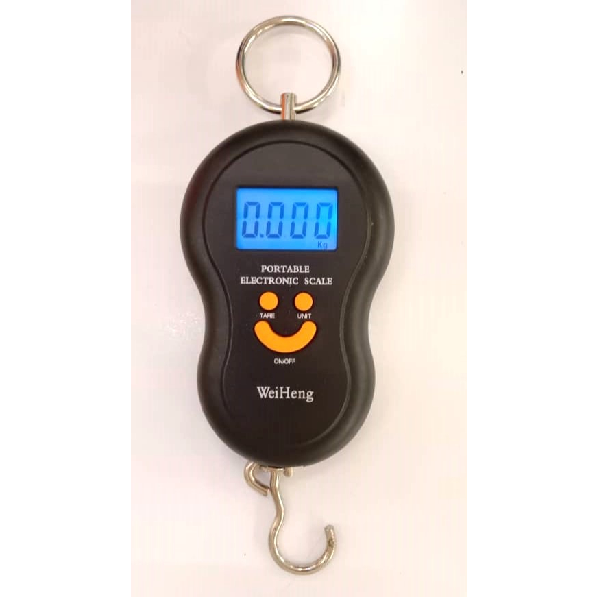 WeiHeng 50kg Electronic Digital Scale Portable Scales (A little rusty but working fine) | Shopee ...