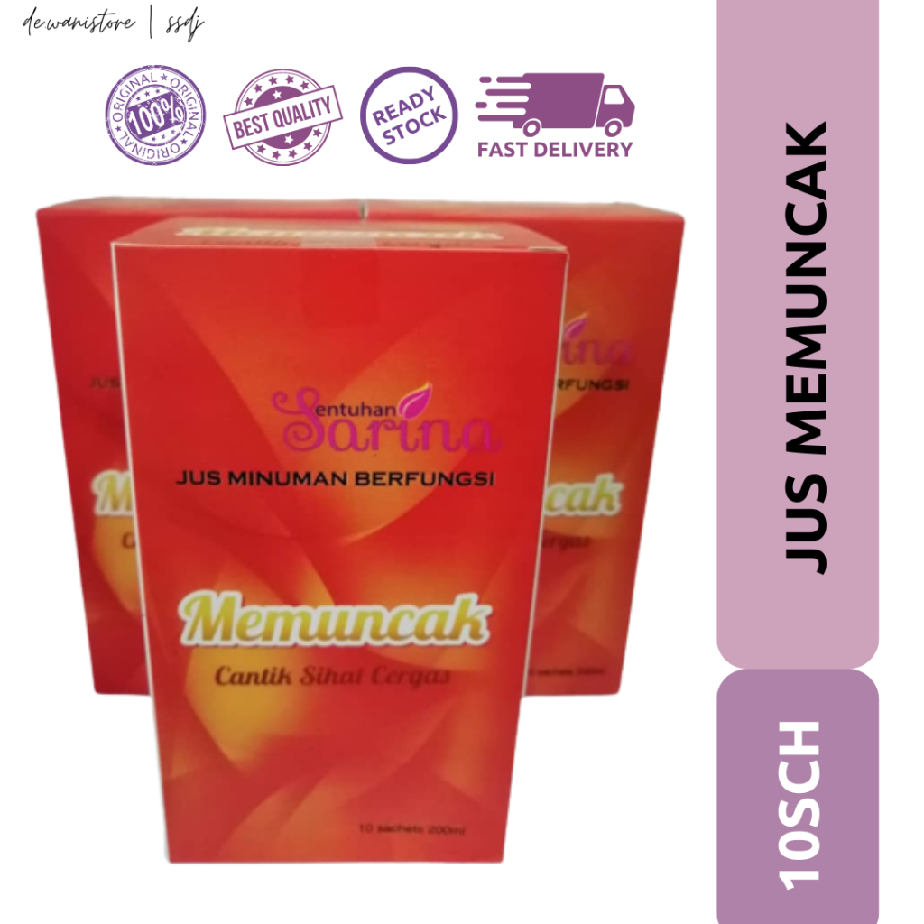 (100% ORIGINAL) SSDJ Sentuhan Sarina Jus Memuncak 10 Sachets/Jus ...