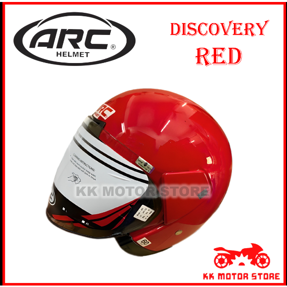 ( 100% ORIGINAL !!! ) ARC DISCOVERY HELMET RED / YELLOW / WHITE / GREY ...
