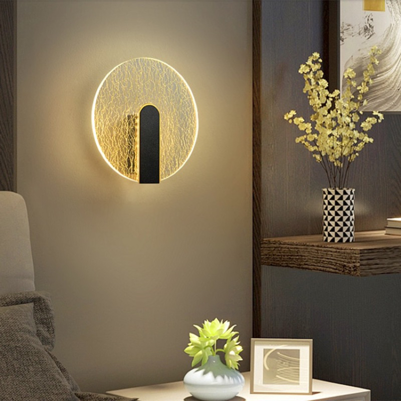 Led Modern Wall Light Effect Lamp Acrylic Aluminum Modern Bedroom Wall ...