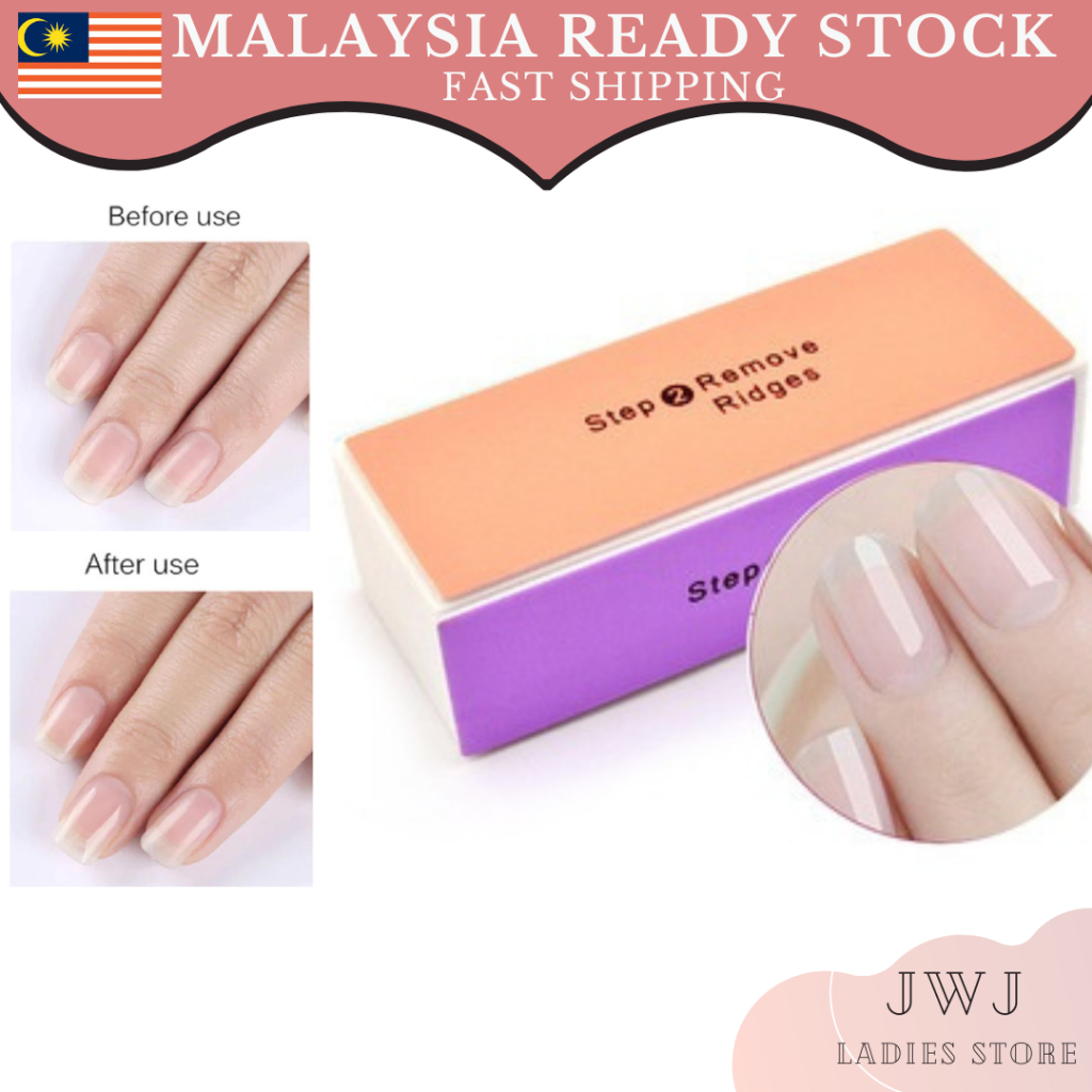 [READY] Nail Polish Nail Care Manicure Pedicure 4 Steps Shining Buffer ...
