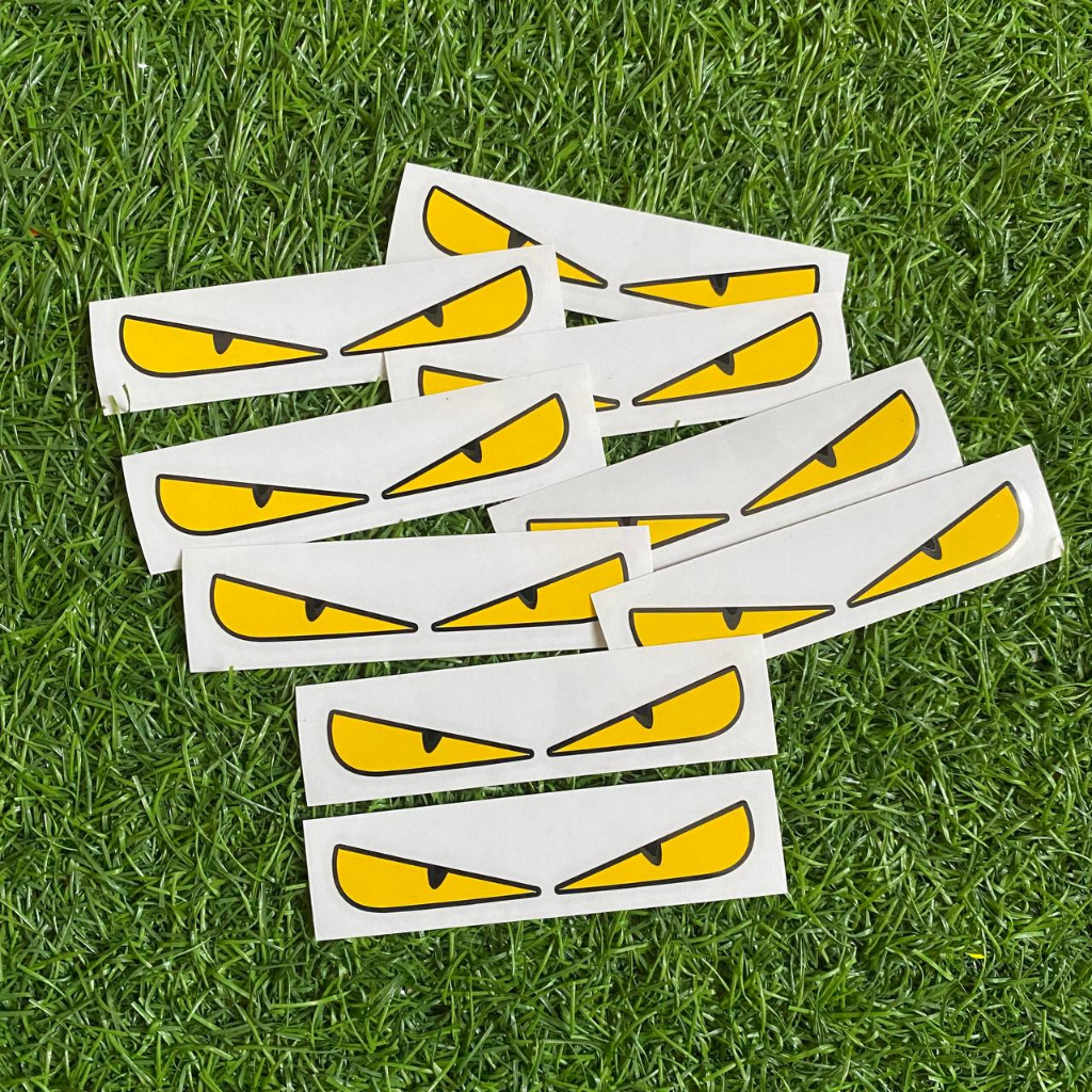 STICKER MATA FENDI | STICKER MOTOR | STICKER KERETA | Shopee Malaysia