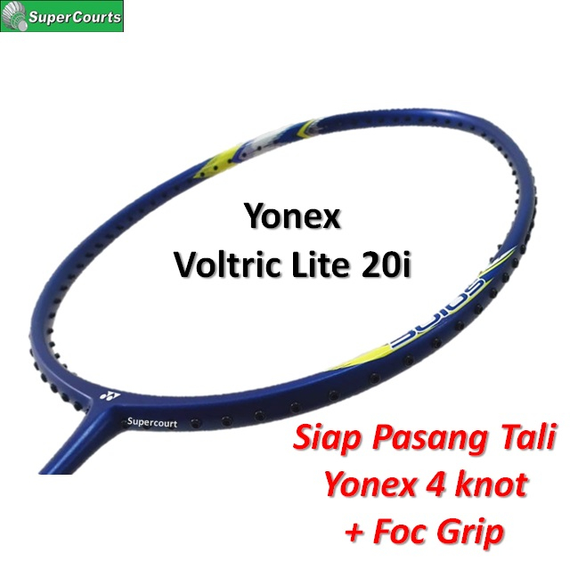 【100% ORIGINAL】Yonex Voltric Lite 20i (Max 30lbs)【Install Yonex String 4-knot+Foc Grip】Badminton ...