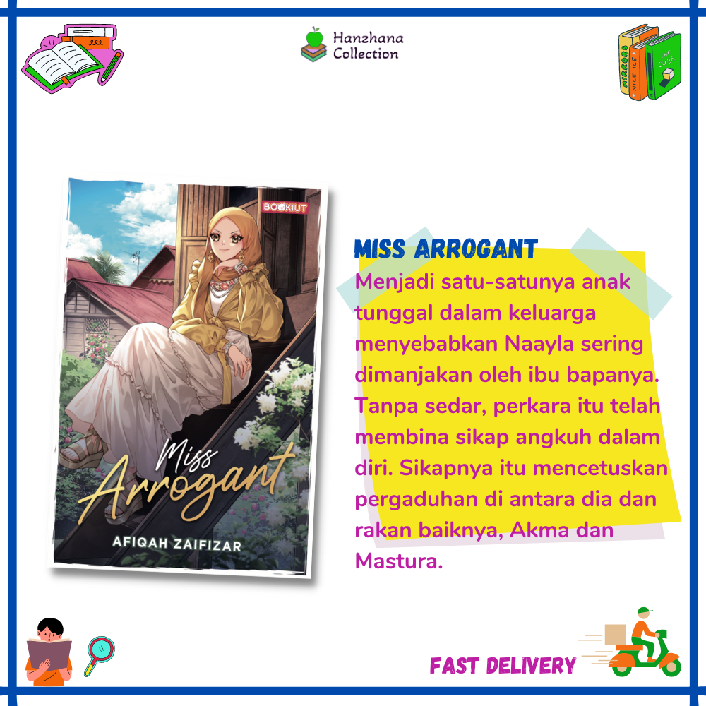 Novel Bookiut : Miss Arrogant by Afiqah Zaifizar | Shopee Malaysia